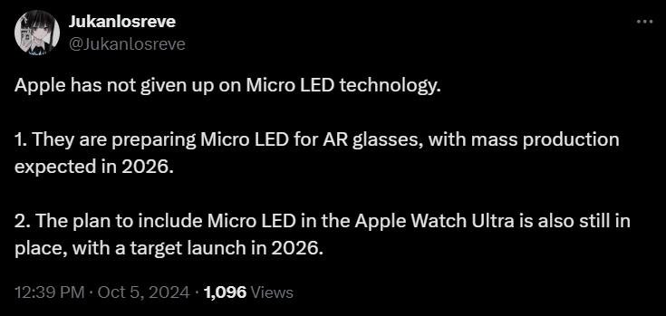 Meta、苹果先后爆Micro LED消息 - 行家说